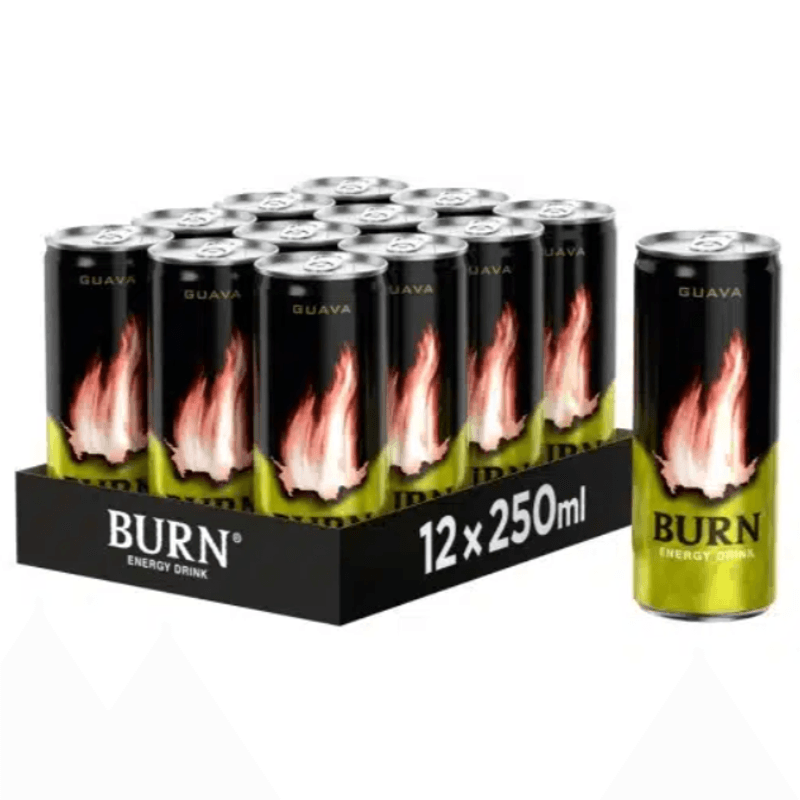 Burn Energy Guava 12x250ml | Burn | Fri frakt over 500,-